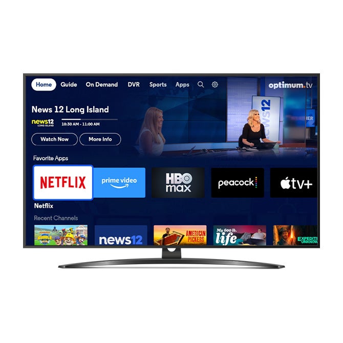 Optimum Stream TV | All-in-One Streaming Apps & Live TV